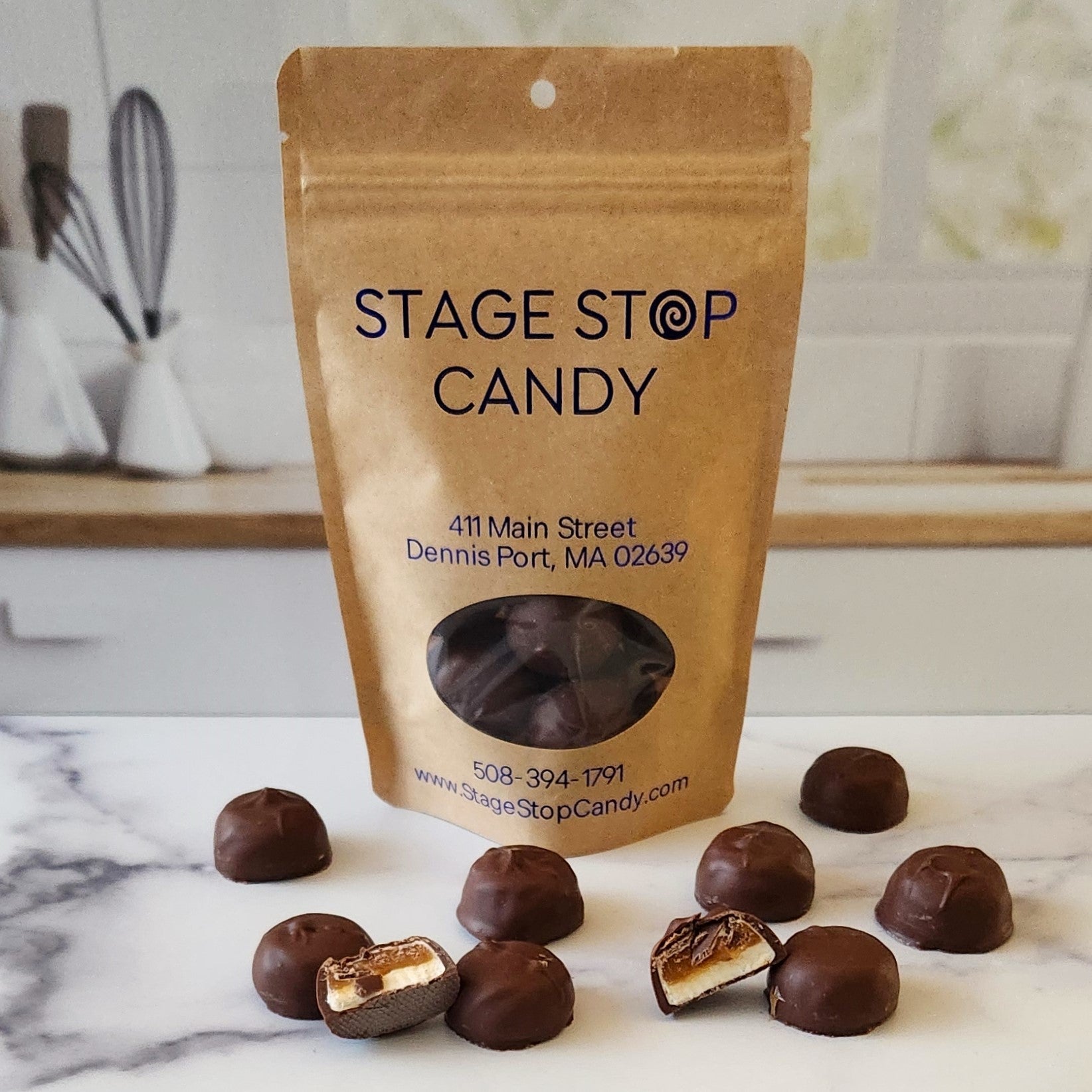 Caramellows - Chocolate Caramel Marshmallow Candy – Stage Stop Candy