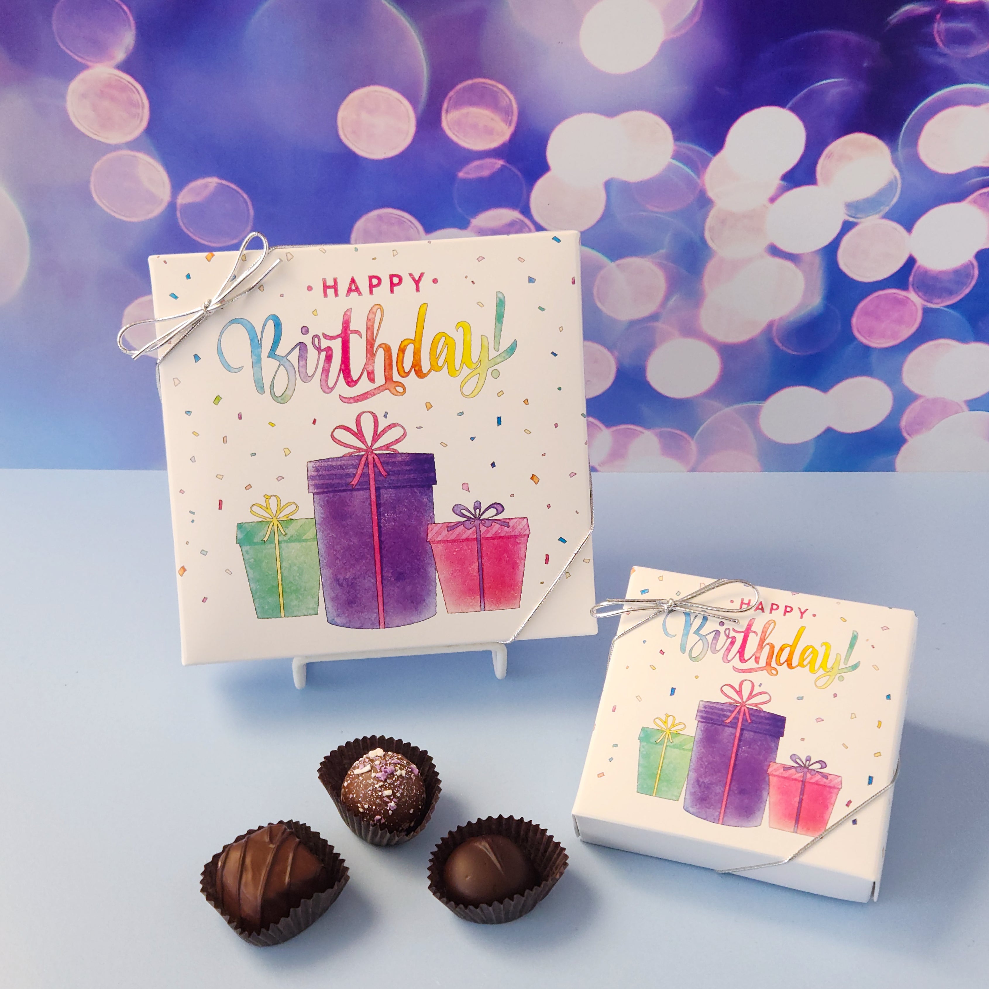 Happy Birthday Presents Chocolate Box – Stage Stop Candy