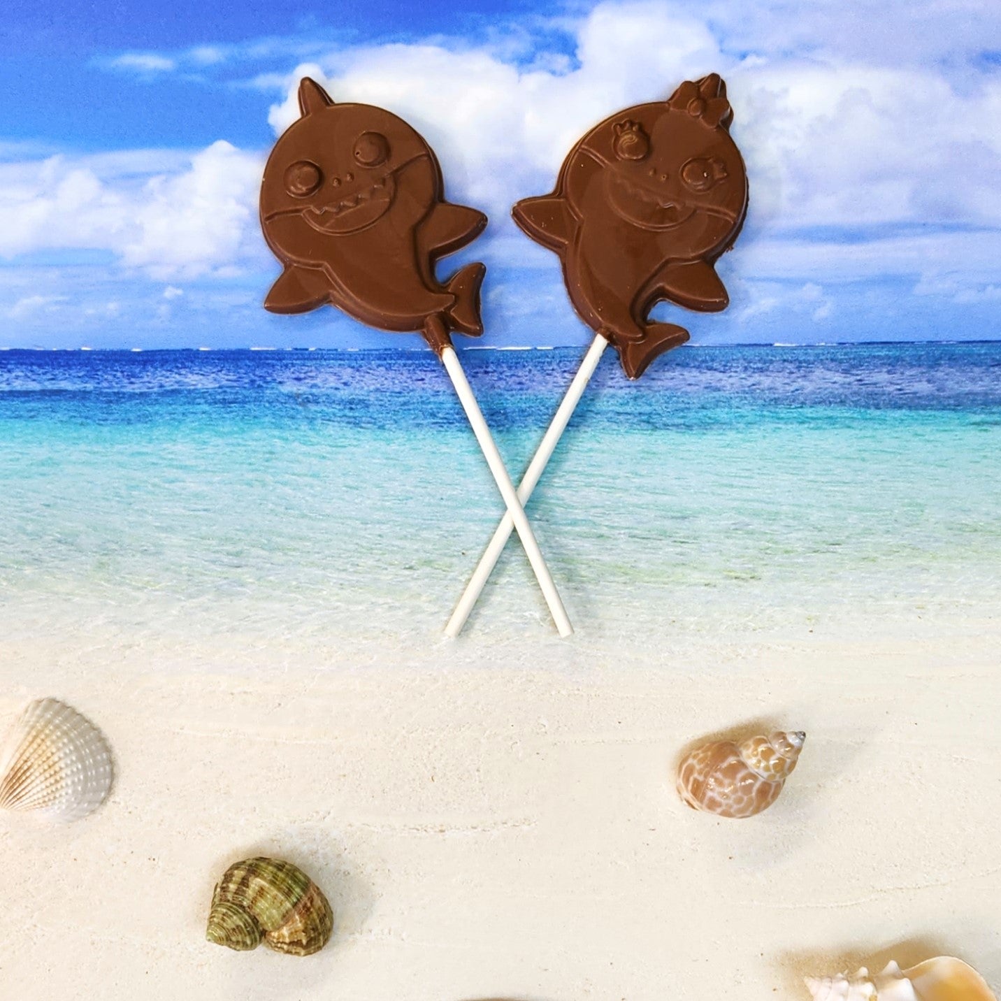 Baby Shark Chocolate Lollipop – Stage Stop Candy