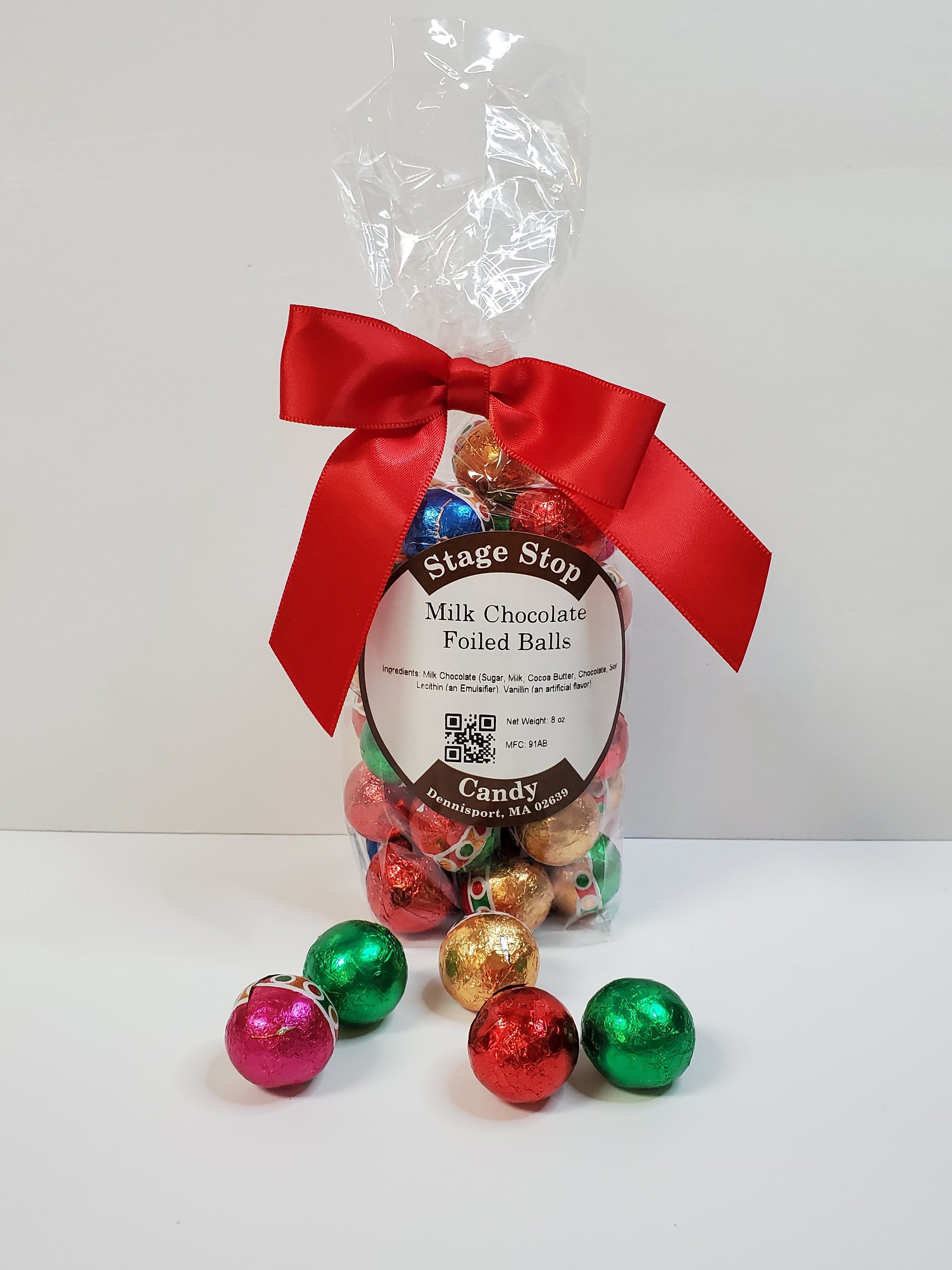 Foiled Chocolate Holiday Ornaments – Stage Stop Candy