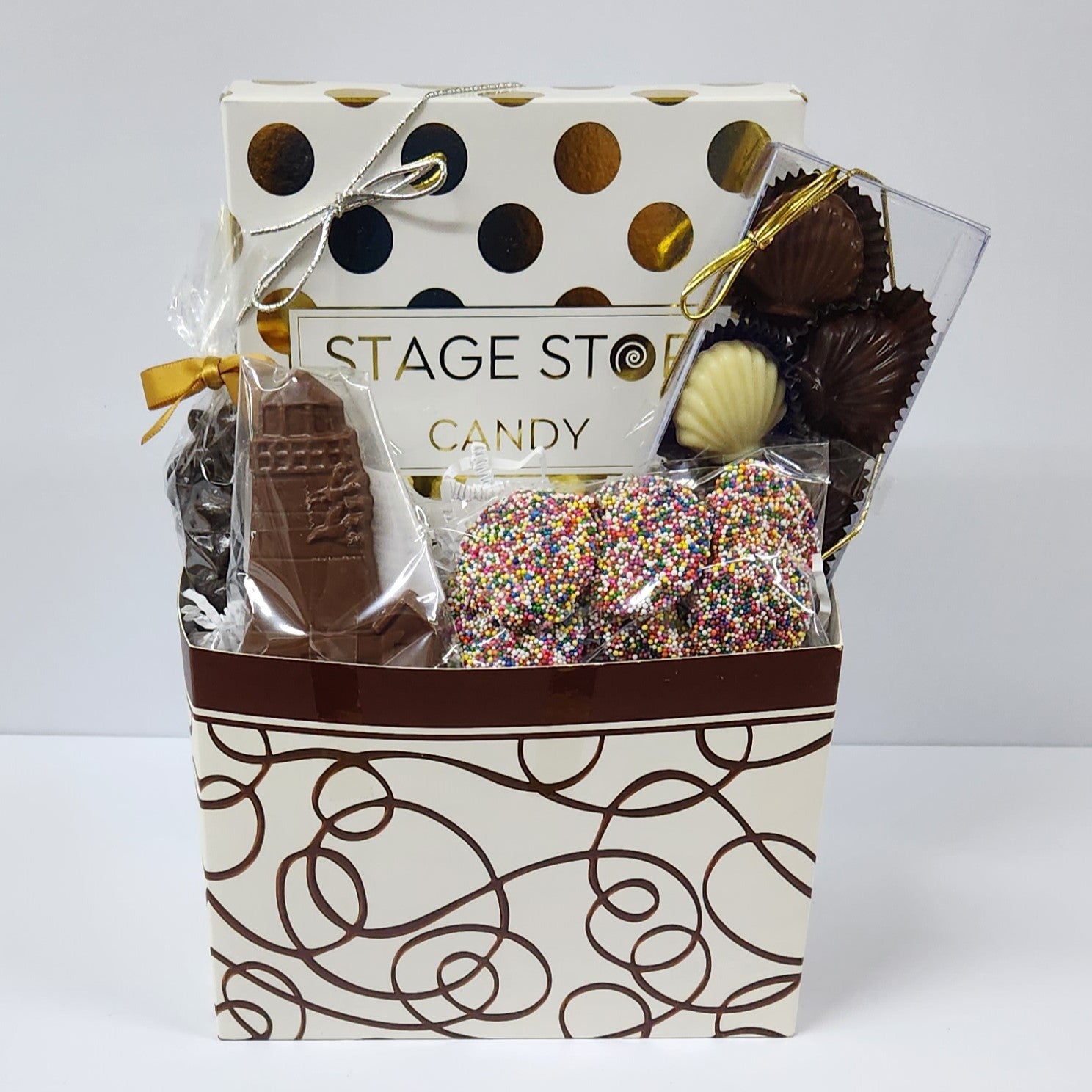 Cape Cod Themed Gift Basket – Stage Stop Candy