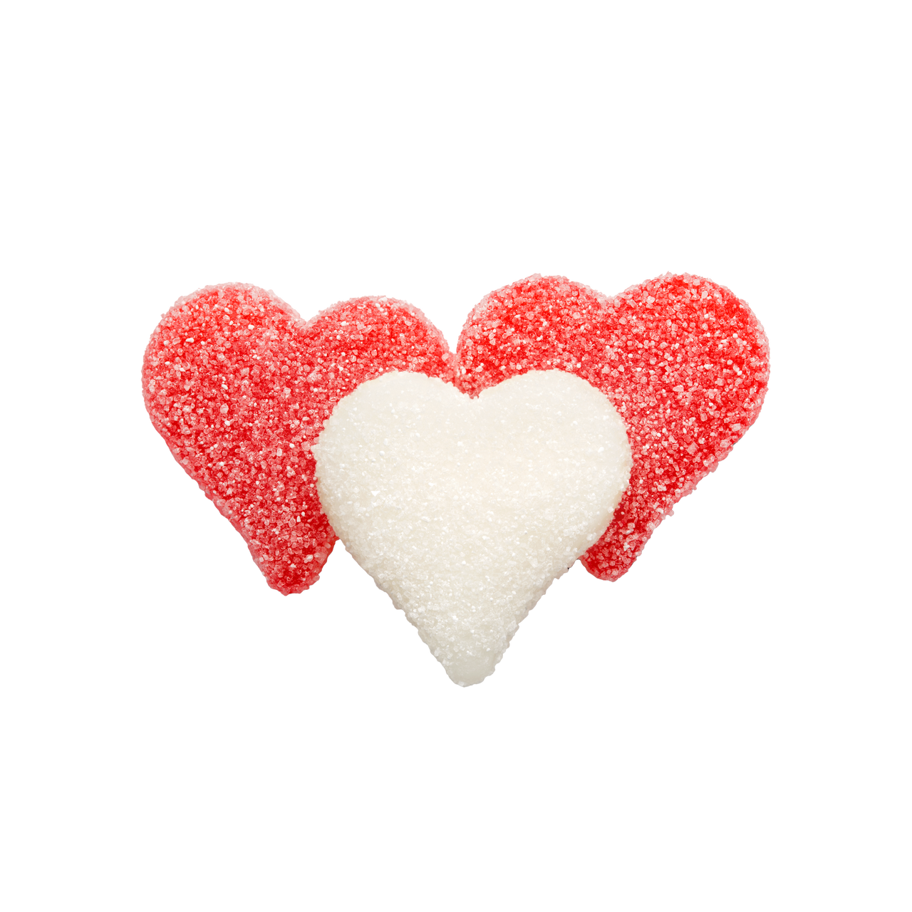 Sanded Gummi Hearts – Stage Stop Candy